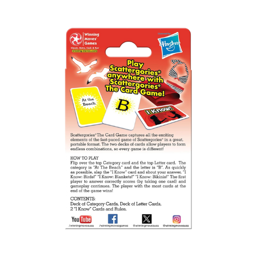 Scattergories Card Game #700 – Davis Distributors Inc